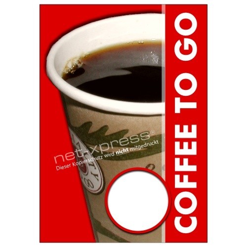 Plakat Coffee to go